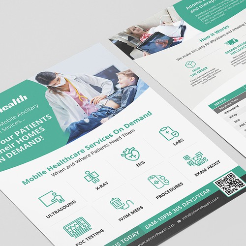Designs | Design a beautiful one-pager for a health tech startup ...