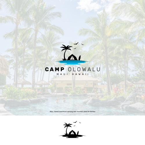 Designs | Island Beach Camping - simple, clean, modern logo needed ...