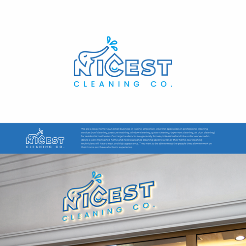 Designs | Update: Make a “Splashing Logo” for the “Nicest Cleaning Co ...