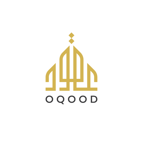 Designs | Oqood branding project - Arabic and English text version logo ...