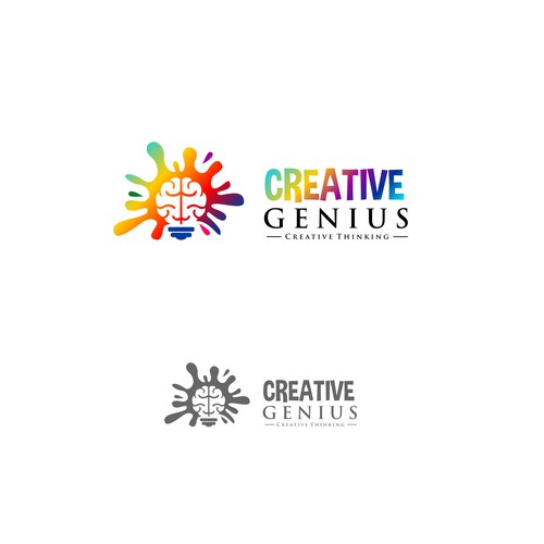 Designs | "Creative Genius" Logo for an art school. | Logo design contest