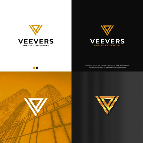 Designs | Veevers Painting and decorating, incorporating VPD into logo ...