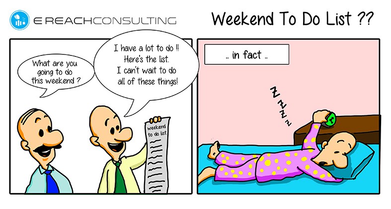 Design 4 Short Comics Strips About Weekend Humor | Illustratie of ...