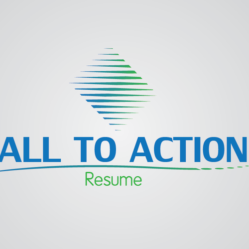 Create a logo for a resume writing service "Call to Action Resume ...