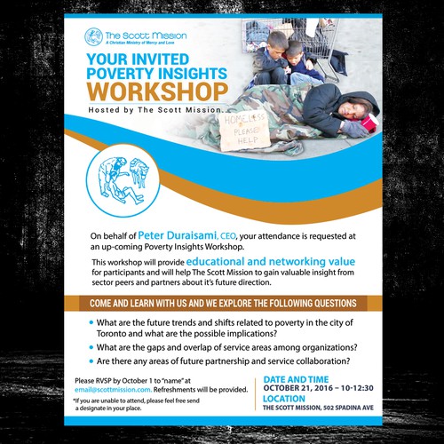 Workshop Poster for Non-Profit | Poster contest