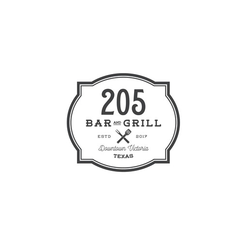 205 Bar and Grill Logo | Logo design contest