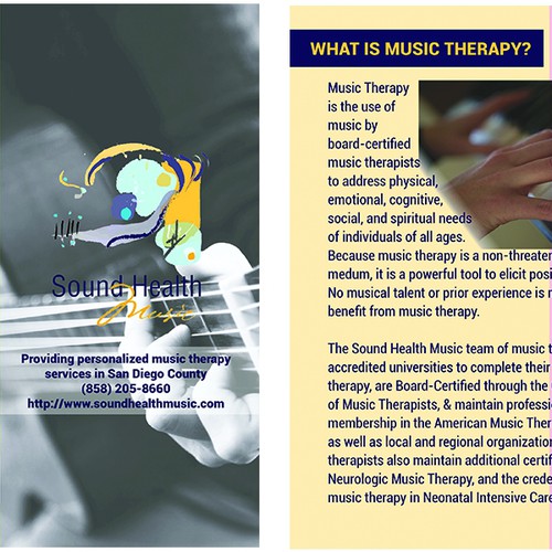 Music Therapy Private Practice needs a brochure | Brochure contest