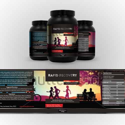 Protein Label Design | Product label contest