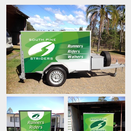 Design our running club's new eye catching trailer wrap | Signage contest