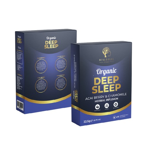 Designs | DEEP SLEEP TEA - REBRAND NEEDED | Product packaging contest