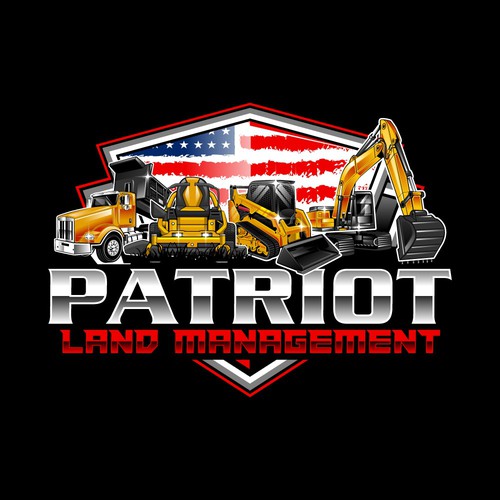 Designs | Bold land clearing and landscaping company logo for a veteran ...