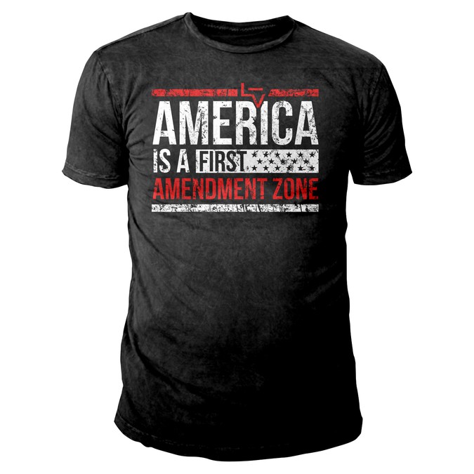 Retro First Amendment T-Shirt design needed for a good cause! | T-shirt ...