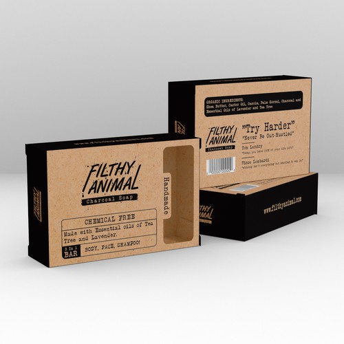Designs | Filthy Animal Soap Company Box | Product packaging contest