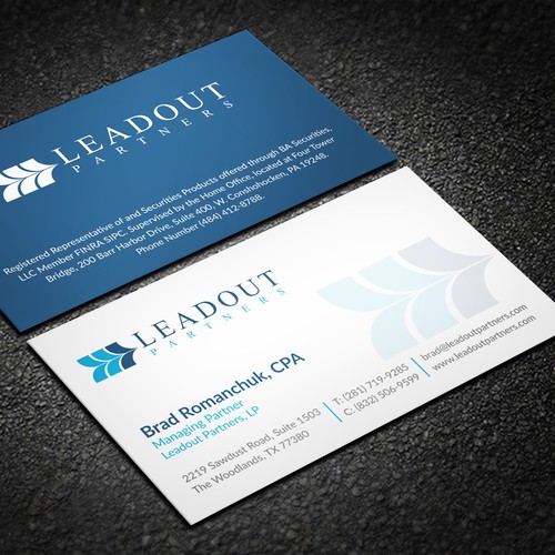 New Business Card Design for Investment Bank | Business card contest