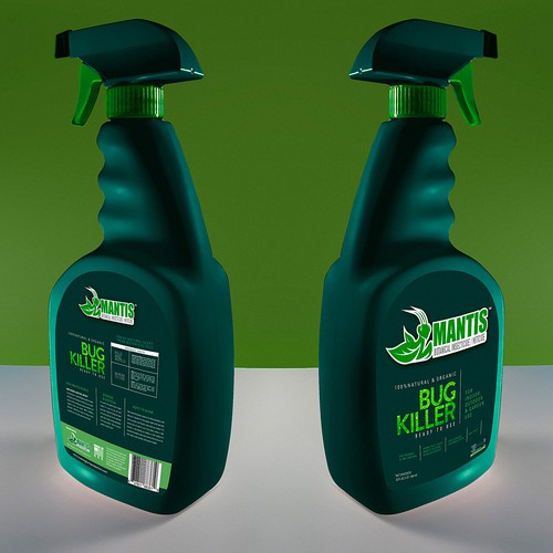 Designs | NATURAL & ORGANIC BUG KILLER SPRAY BOTTLE LABEL | Product ...