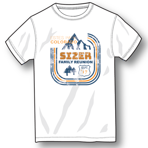Design a retro "camp" t-shirt for my family reunion | T-shirt contest