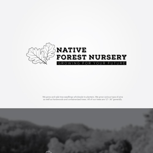 Create a forestry logo for Native Forest Nursery | Logo design contest