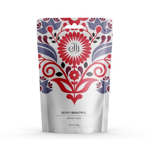 Designs | elli - Berry Beautiful - Unique Superfood Blend - Pouch ...