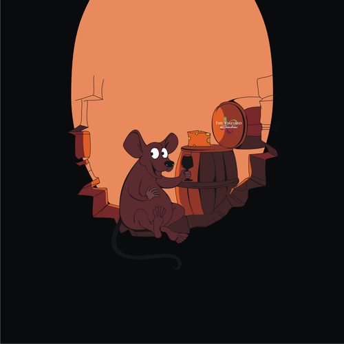 Winery needs FUN Cellar Rat illustration/design for tshirt | T-shirt ...