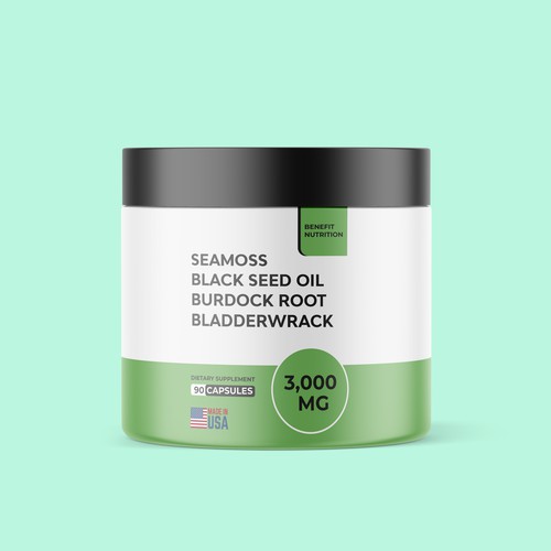 Designs | Concept Design For Supplement - Front Label | Product ...