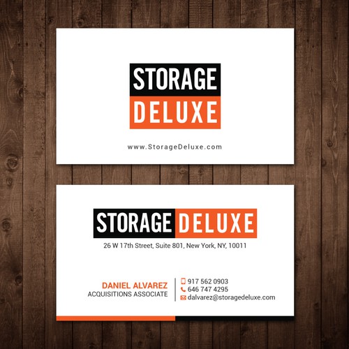 Business card designs for Storage Deluxe | Business card contest