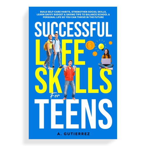 Designs | eye catching fun cover for teens | Book cover contest