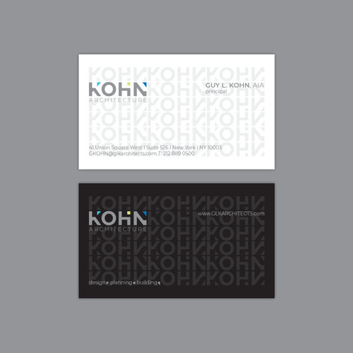 Designs | Kohn Architecture Identity | Logo & brand identity pack contest