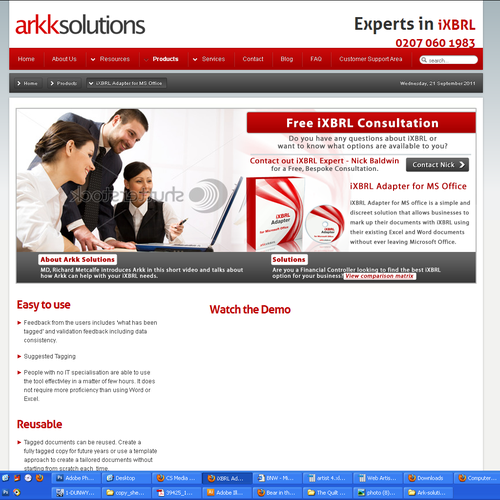 Designs | Clean Professional Banners for IT company website | Banner ad ...