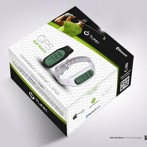 Designs | Create modern product packaging for GPS Golf Watch | Product ...