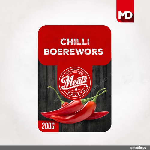 Bites and Boerewors Packaging | Product label contest