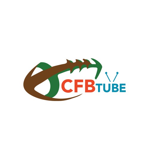 Create an eye catching college football logo for CFBTube.com ...