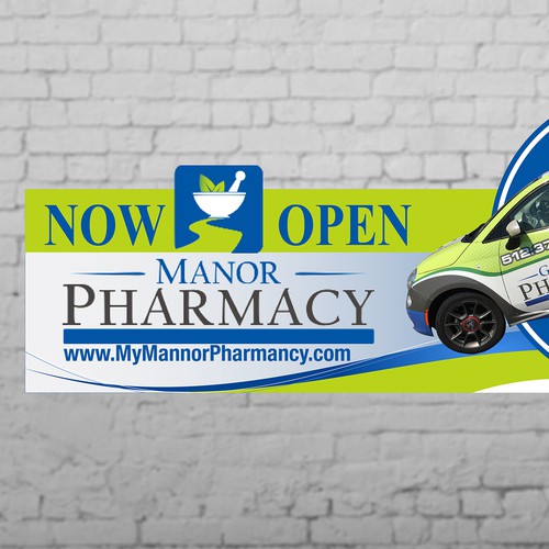 manor pharmacy billboard design | Signage contest