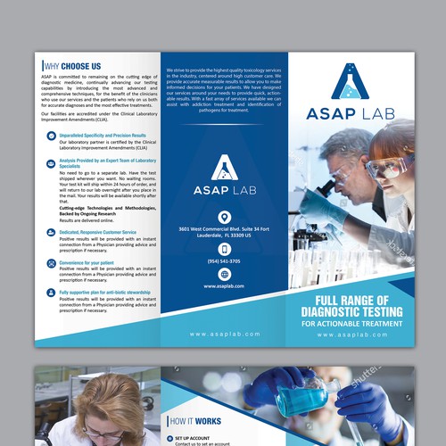 ASAP Lab Molecular Brochure | Brochure contest