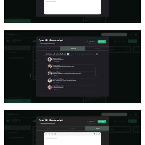 Designs | TrackMyJob (Job Tracker Web Application) | Web page design ...