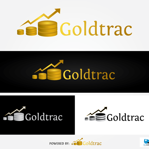 gold tracking logo | Logo design contest