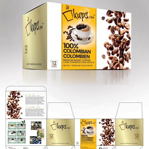 Re Design of some boxes for Coffee | Product packaging contest