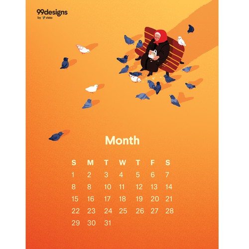 Designs | Multiple winners! Design a page for our 2023 calendar 💖 ...