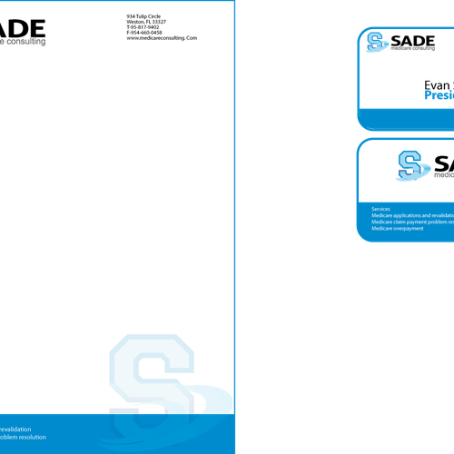 Business cards and letterhead/envelopes for Medicare consultant ...