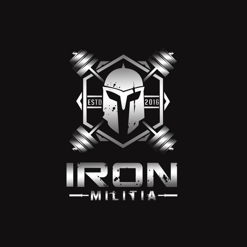 A strong logo for a powerlifting gym | Logo design contest