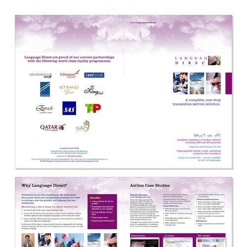 Airline Flyer | Print or packaging design contest