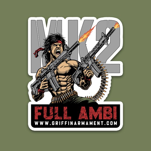 Designs | Rambo-Style Sticker | Sticker contest
