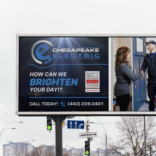 Designs | Chesapeake Electric Billboard | Signage contest