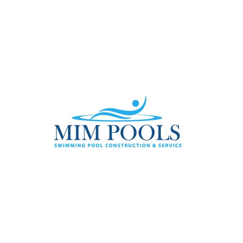 design logo for Swimming pool construction and service company MIM ...