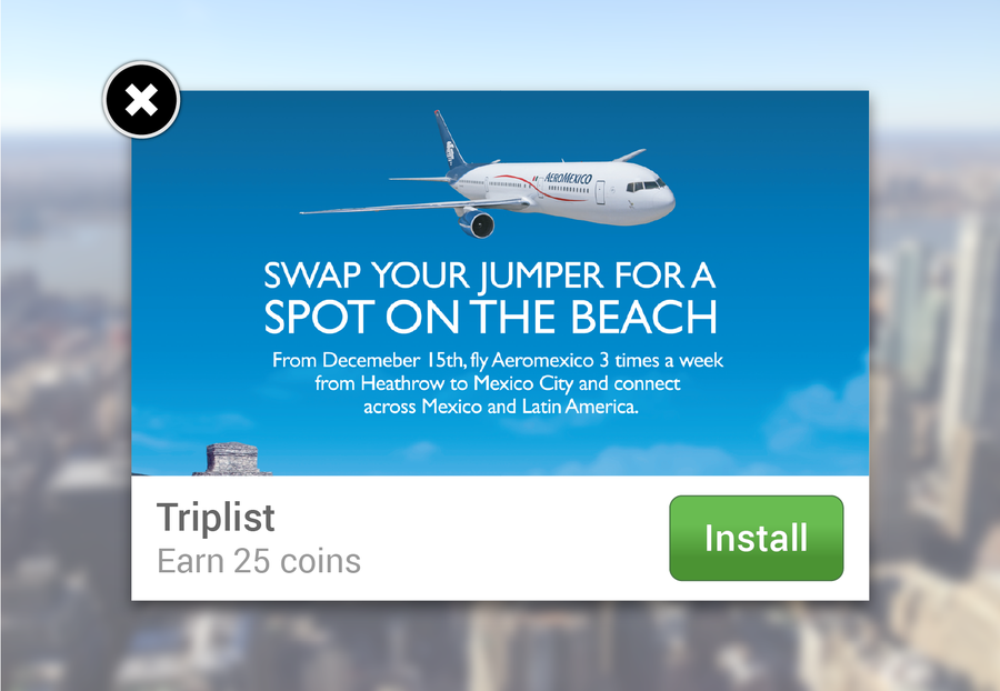 Mobile app dialog box for an existing app - easy easy | Landing page ...