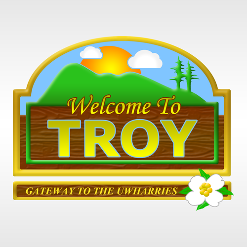 Convert a picture of a town sign into a logo | Logo design contest