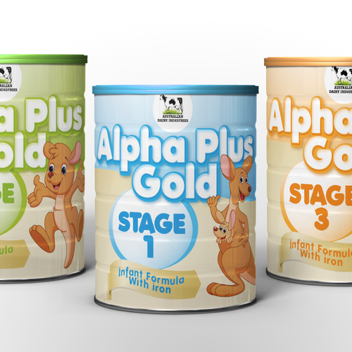 An Infant Milk Formula Design Package: Elegant, Premium & Professional ...