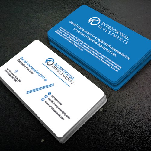 Create business card for investment firm positively impacting the world ...