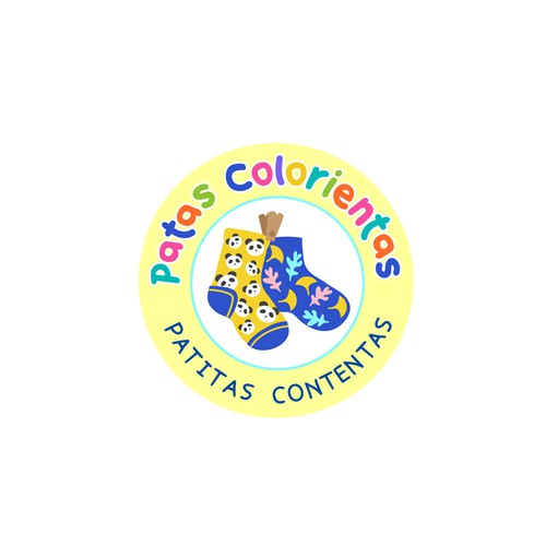 Designs | Diseño Logotipo para venta de calcetines coloridos con diseño ...
