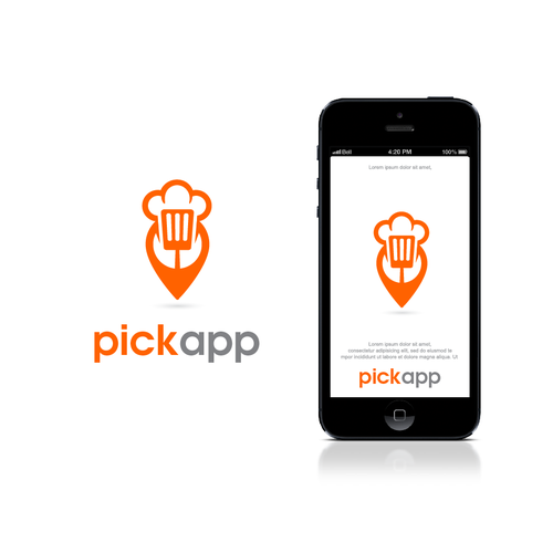 Pick App needs a logo so that the food gets picked up | Logo design contest