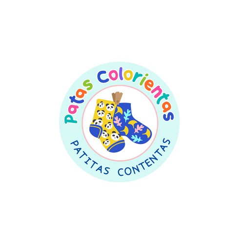 Designs | Diseño Logotipo para venta de calcetines coloridos con diseño ...